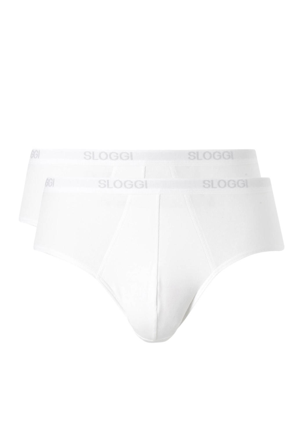 sloggi MEN Basic midislip (set van 2) | wehkamp