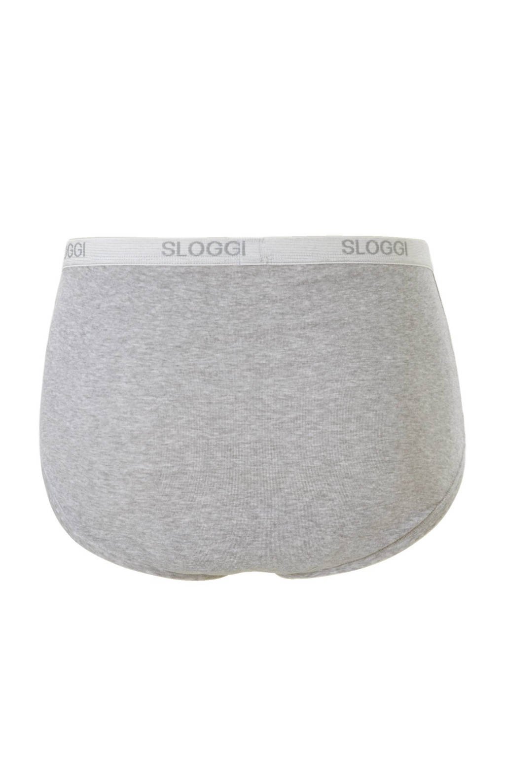 sloggi men Basic maxislip (set van 2) grijs | wehkamp