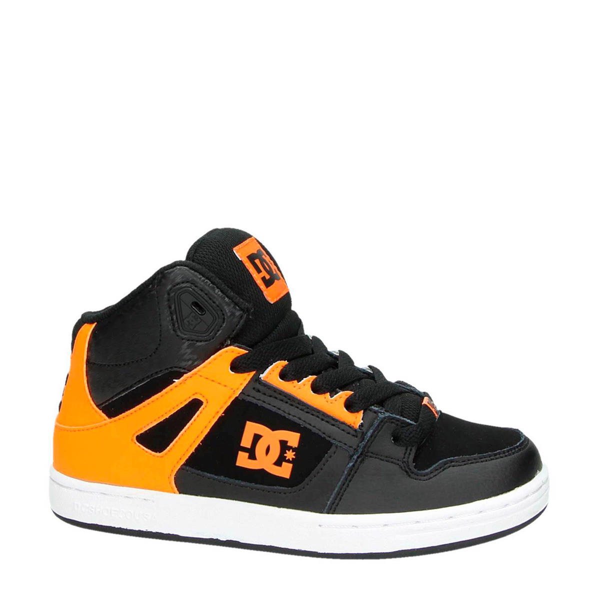 DC glow in the dark leren sneakers | wehkamp