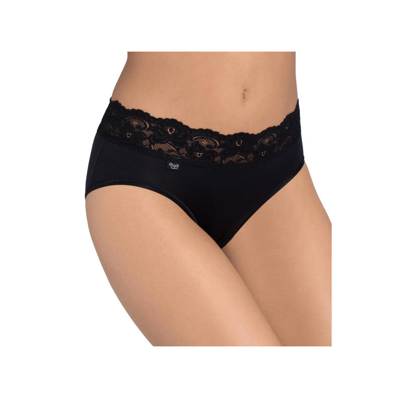 sloggi Romance midislip met kant zwart | wehkamp