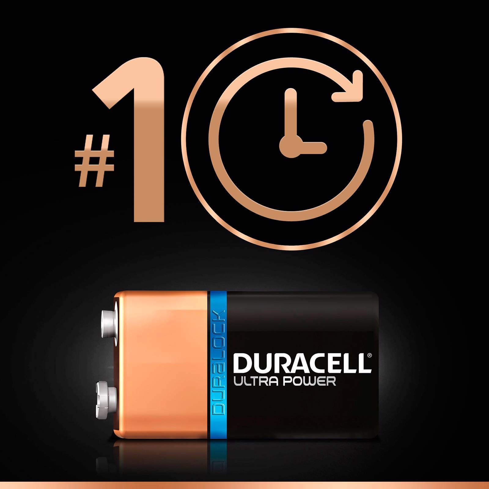 Duracell Ultra Power 9V alkalinebatterij 1-pack | wehkamp