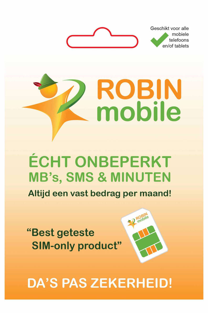 Robin Mobile SIM-Only pakket | wehkamp