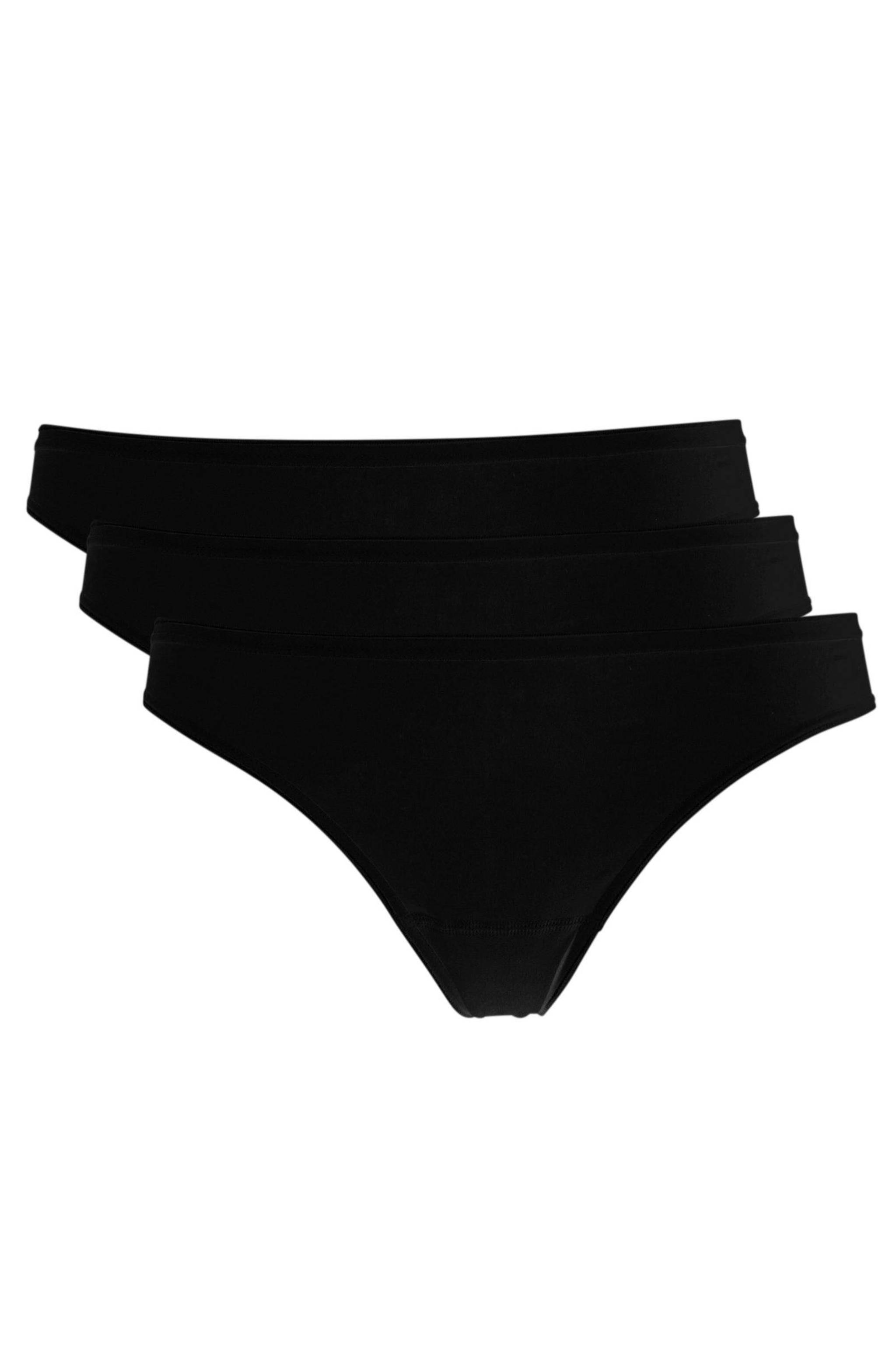 whkmp's own string (set van 3) zwart | wehkamp