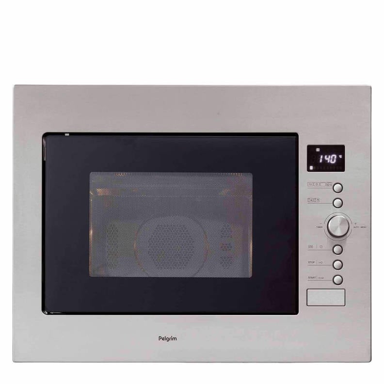 Pelgrim MAG557RVS inbouw combimagnetron 45 cm | wehkamp