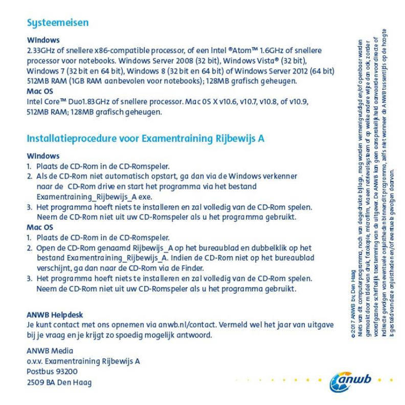 ANWB rijopleiding: Theorieboek Rijbewijs A - motor | wehkamp