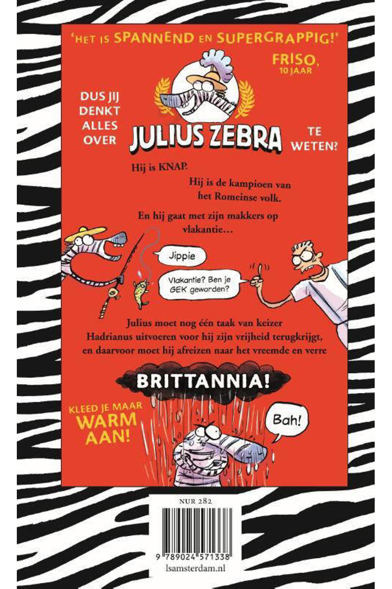 Gary Northfield Julius Zebra: Bonje met de Britten | wehkamp