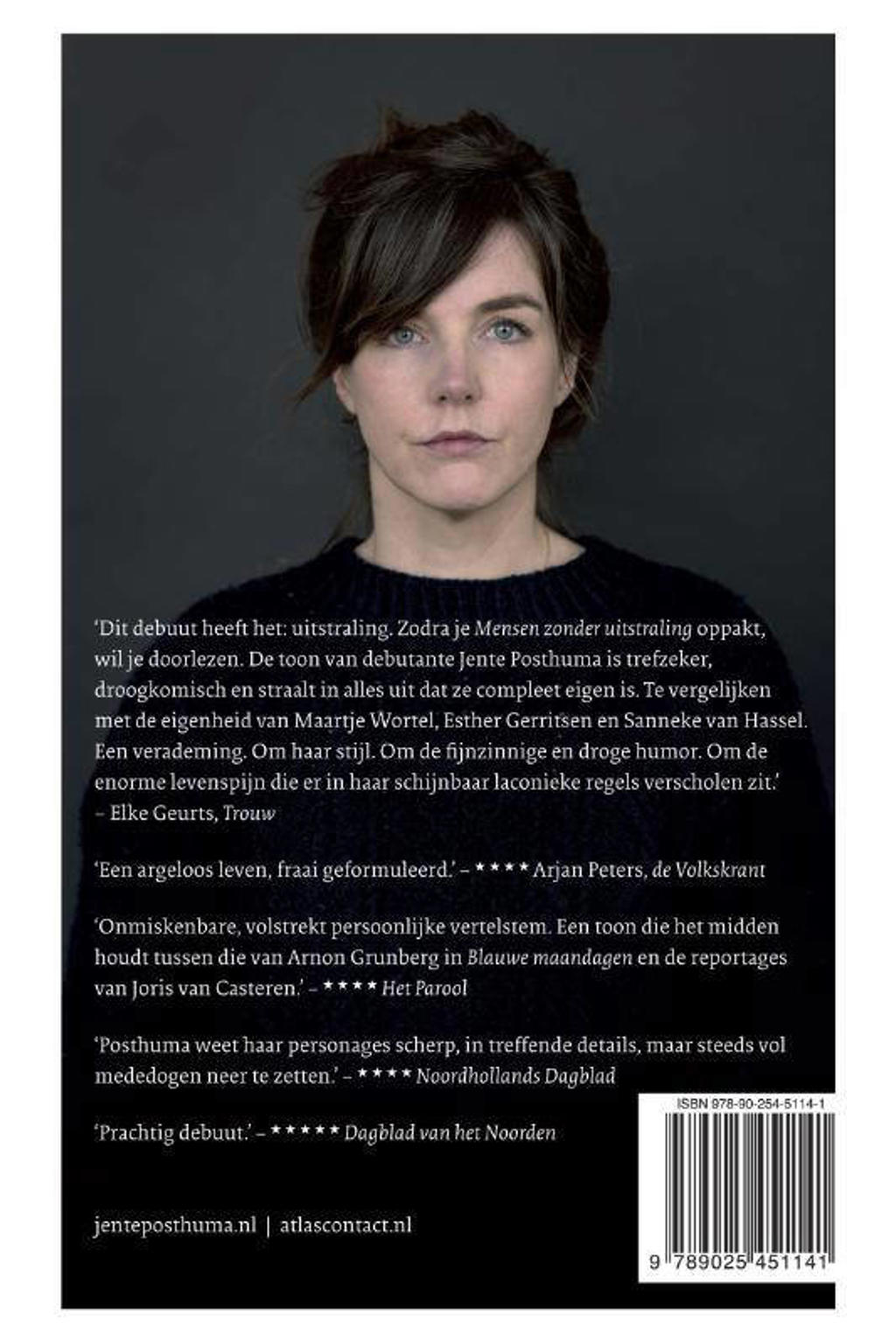 Jente Posthuma Mensen zonder uitstraling | wehkamp