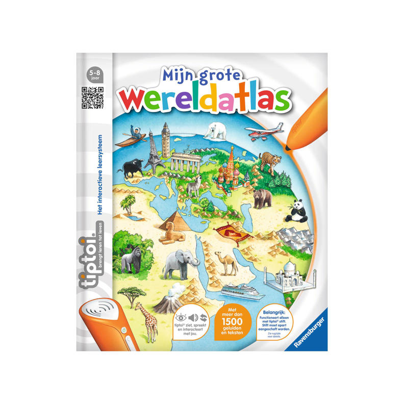Ravensburger Tiptoi Tiptoi mijn grote wereldatlas | wehkamp