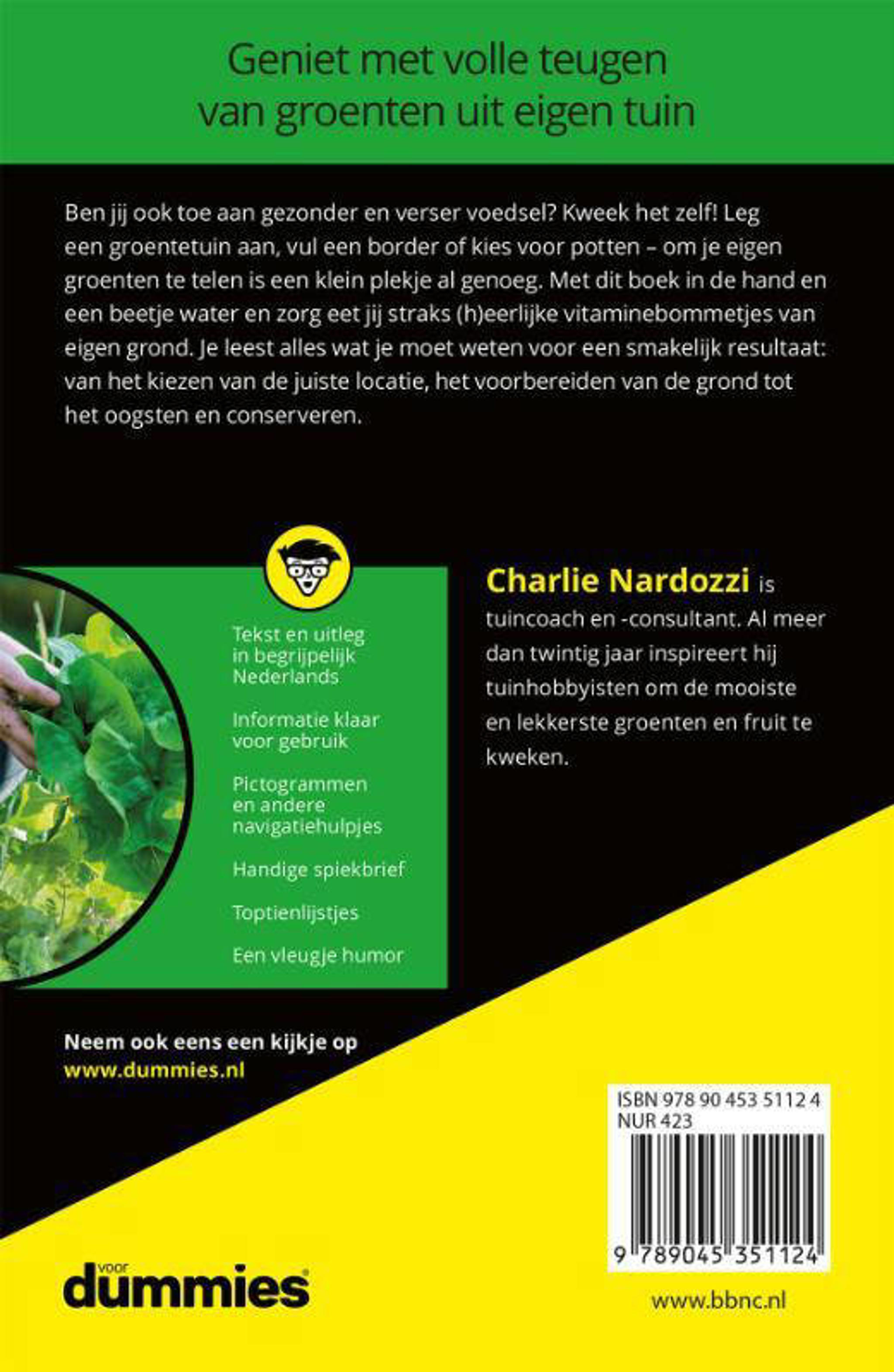 Charlie Nardozzi Voor Dummies: Moestuinen voor Dummies | wehkamp