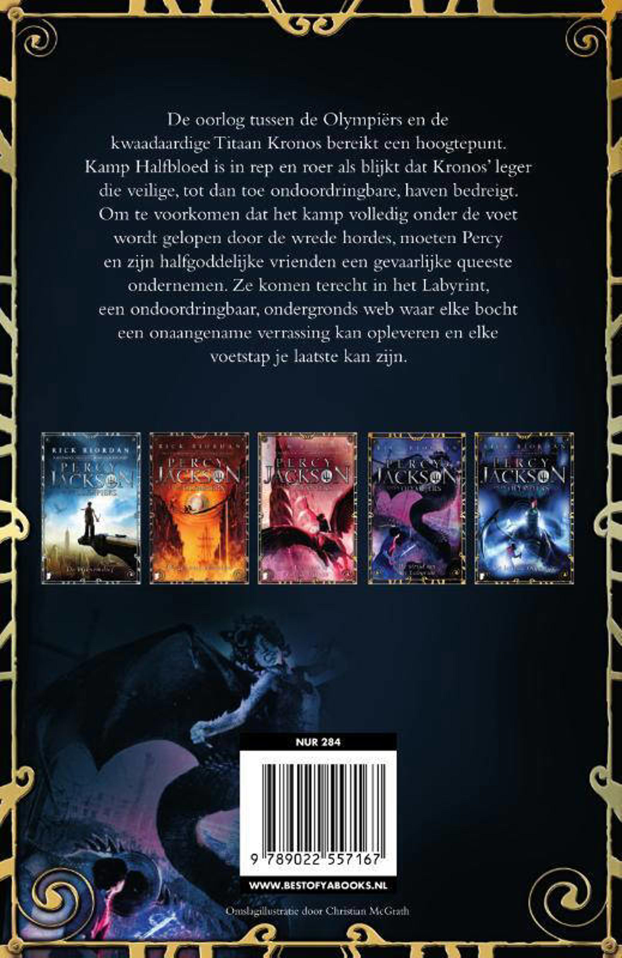 Rick Riordan Percy Jackson En De Olympiërs De Strijd Om Het Labyrint