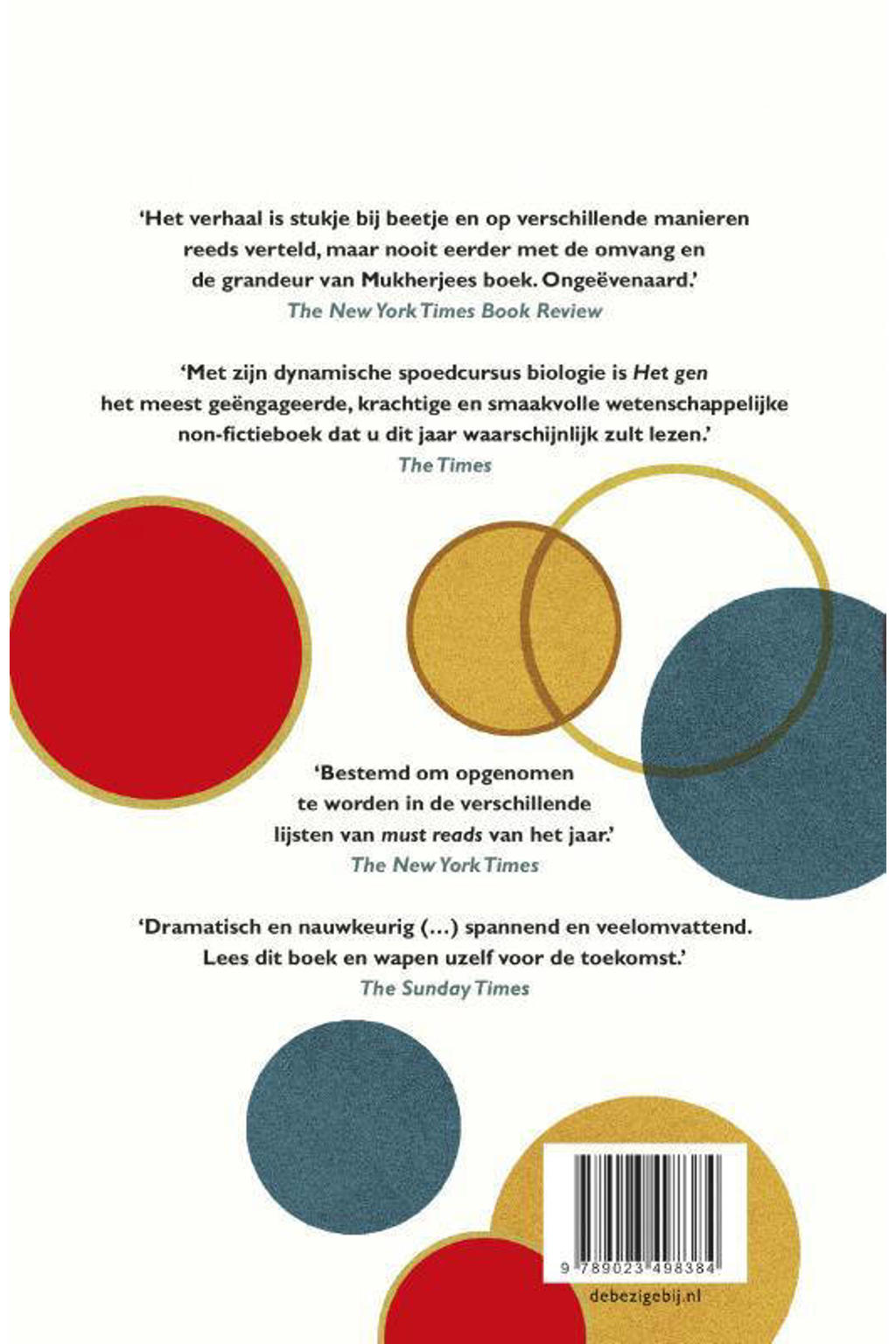 Siddhartha Mukherjee Het gen kopen? | Morgen in huis | wehkamp