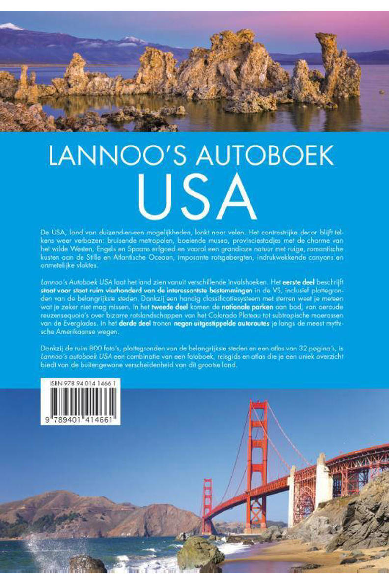 Lannoo's autoboek: Lannoo's Autoboek - USA | wehkamp