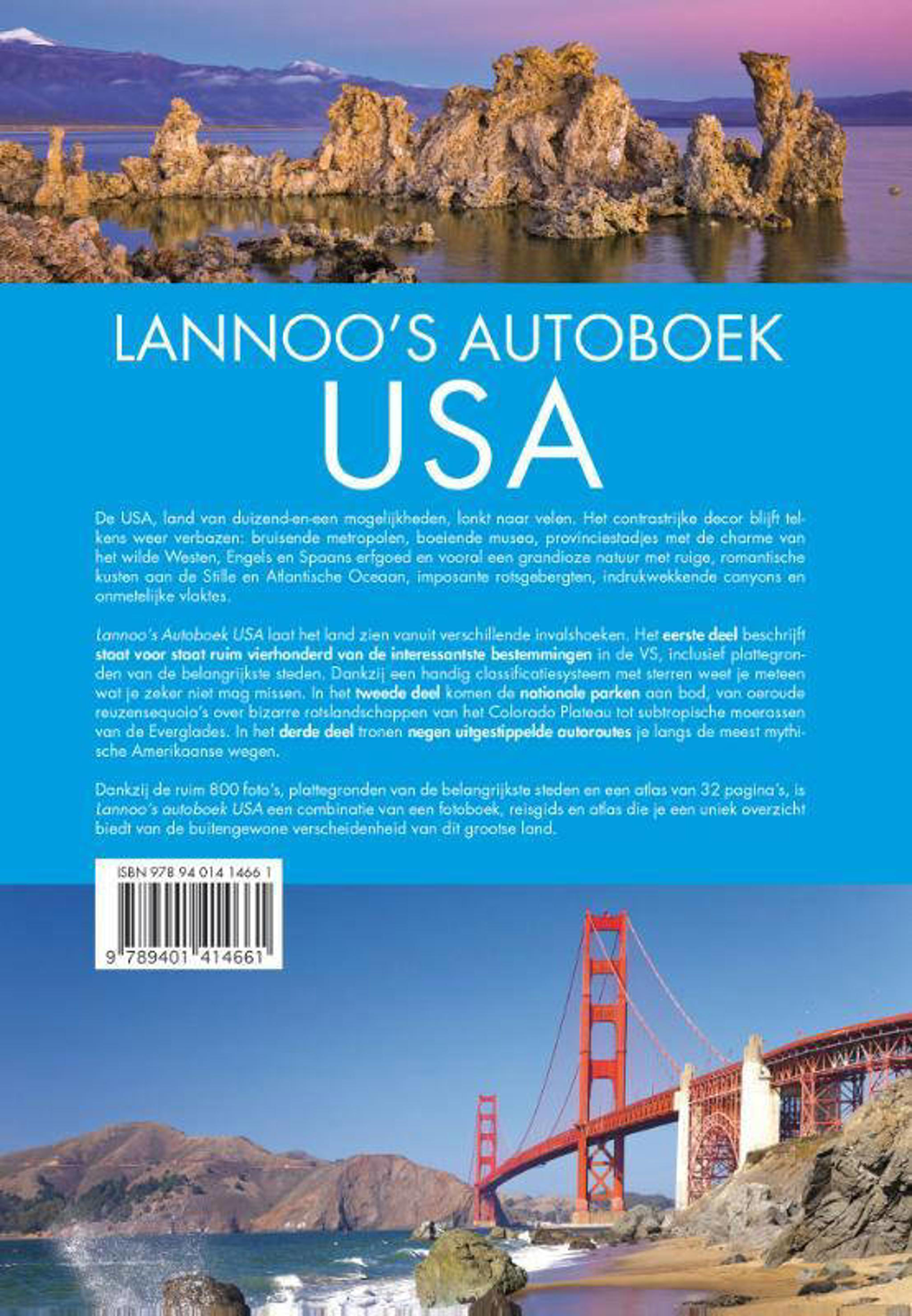 Lannoo's autoboek: Lannoo's Autoboek - USA | wehkamp