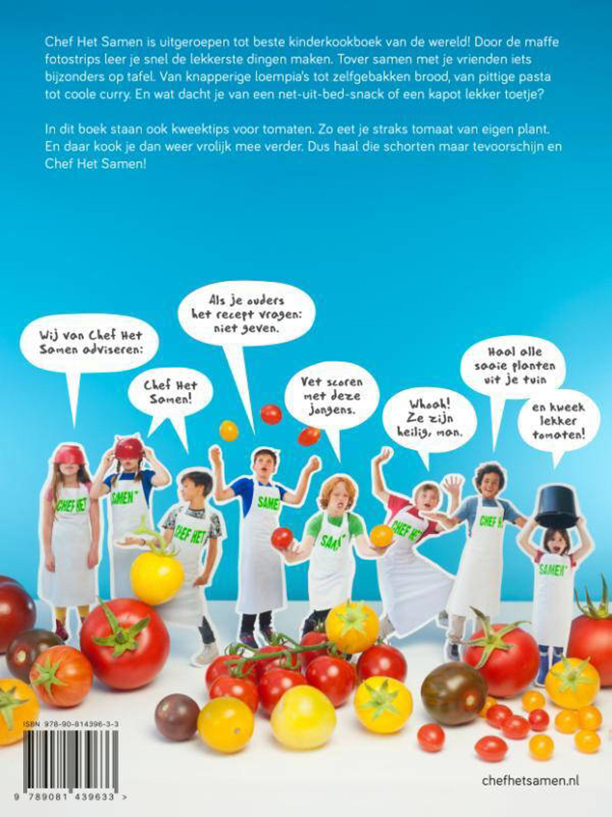 Laura Emmelkamp en Scato van Opstall Chef Het Samen met tomaat | wehkamp