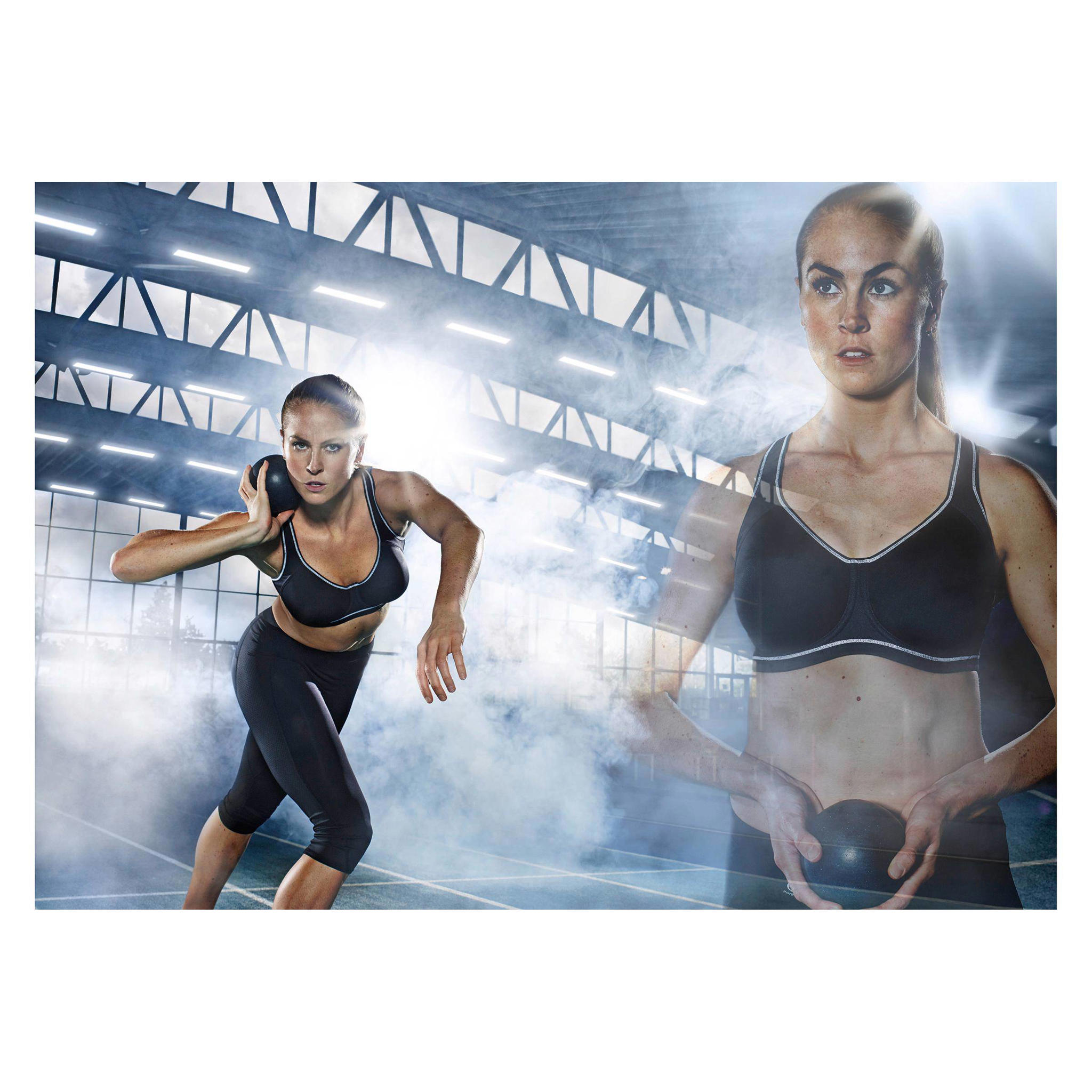 Freya Active level 4 sportbh met beugel zwart | wehkamp