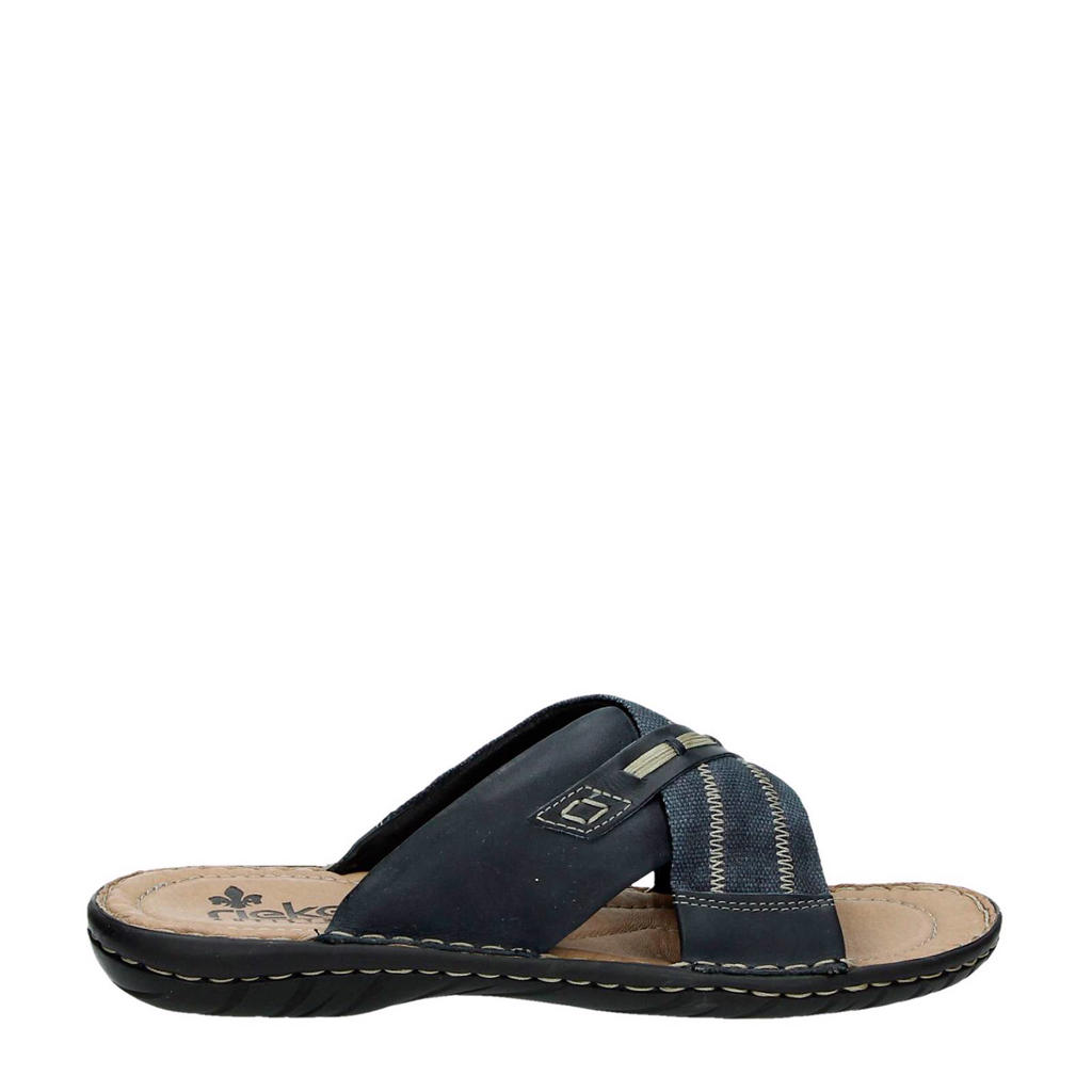 Rieker leren slippers | wehkamp