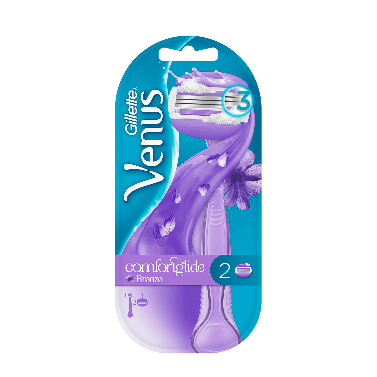 Gillette Venus Breeze scheersysteem - 2 scheermesjes | wehkamp