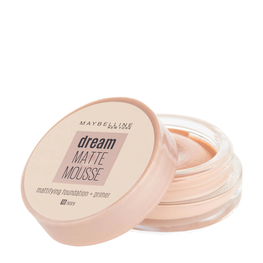 Maybelline New York Dream Matte Mousse foundation - 10 ivory | wehkamp