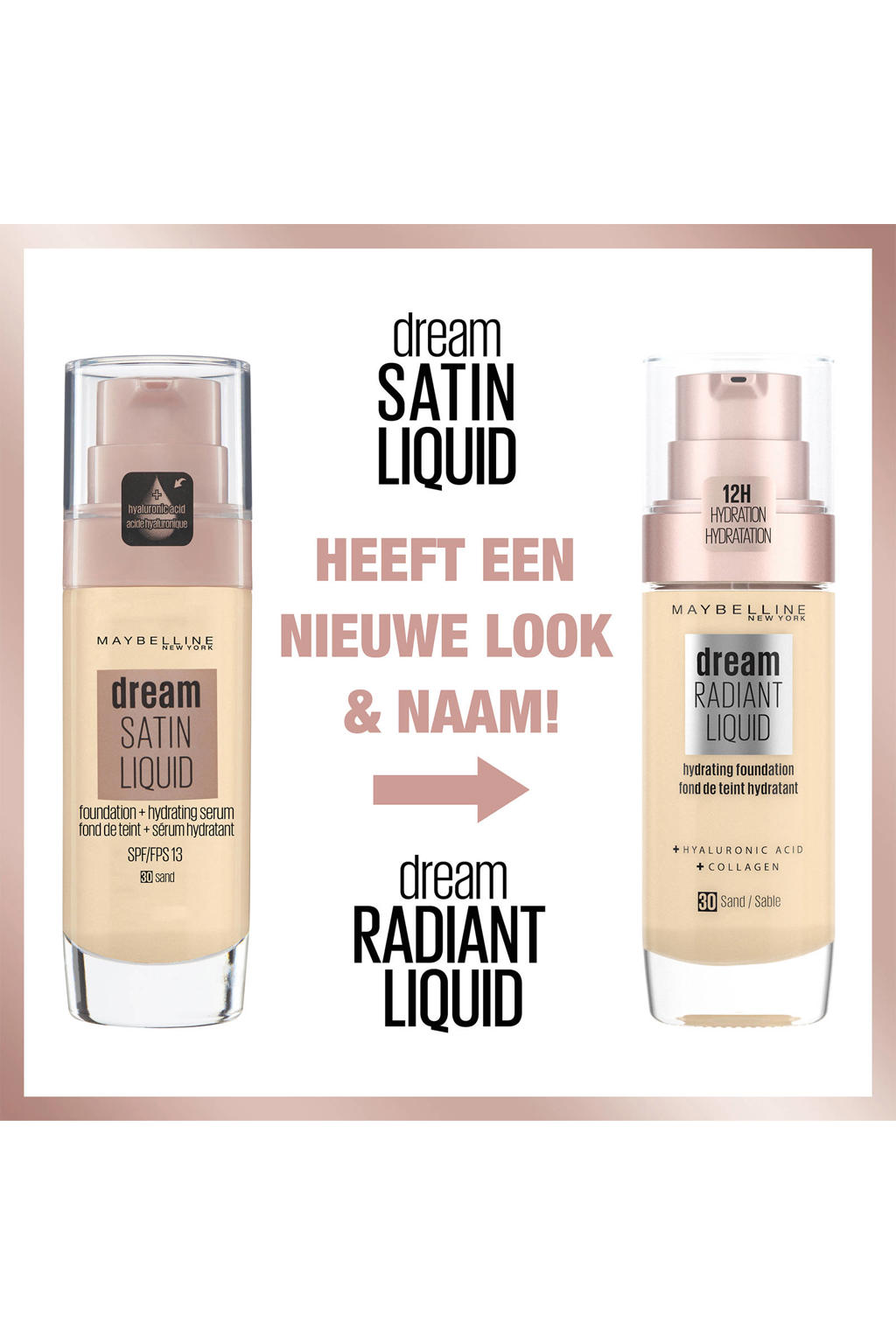 Maybelline New York Dream Radiant Liquid Foundation - 48 sun beige ...