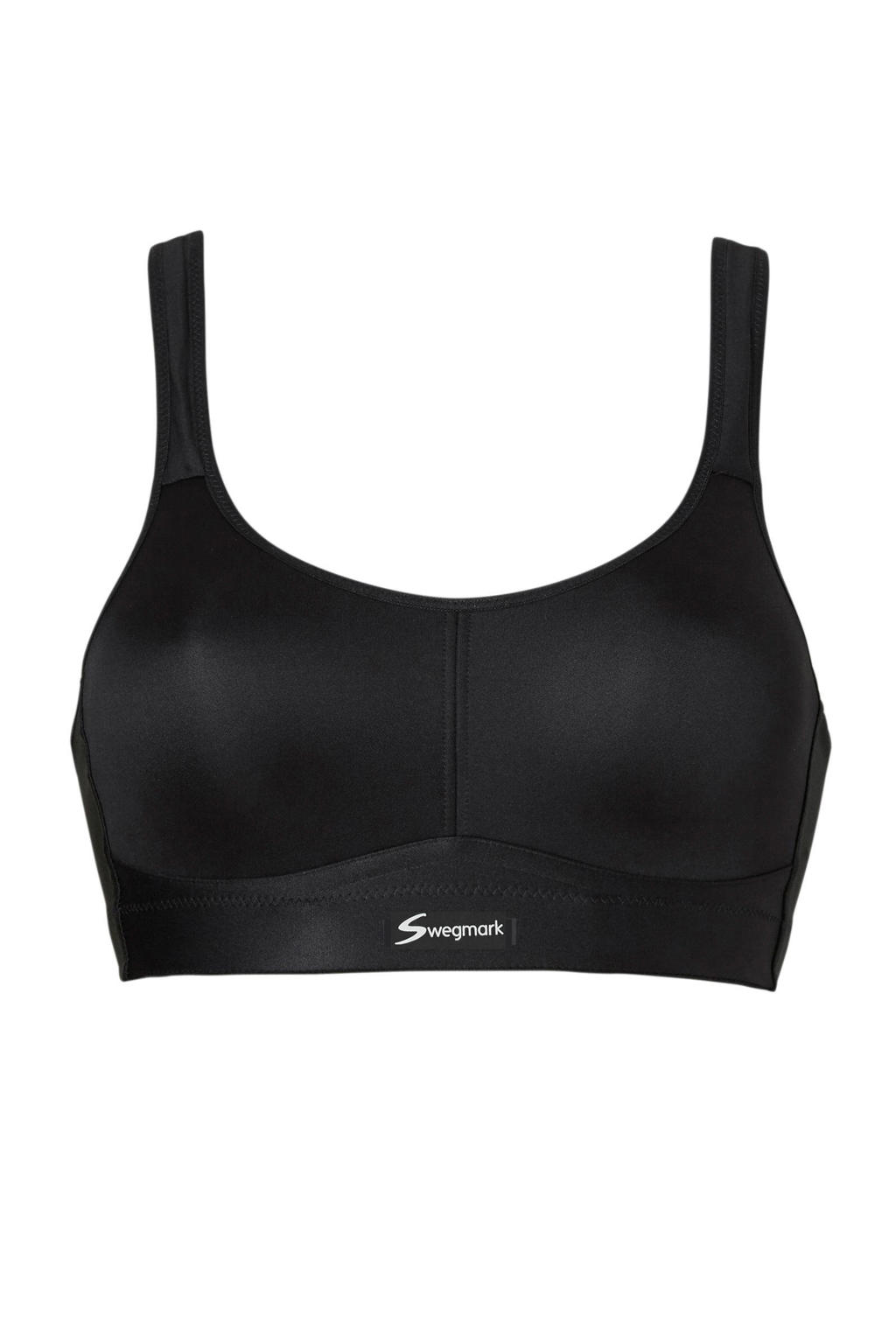 Swegmark level 4 sportbh Courage zwart | wehkamp