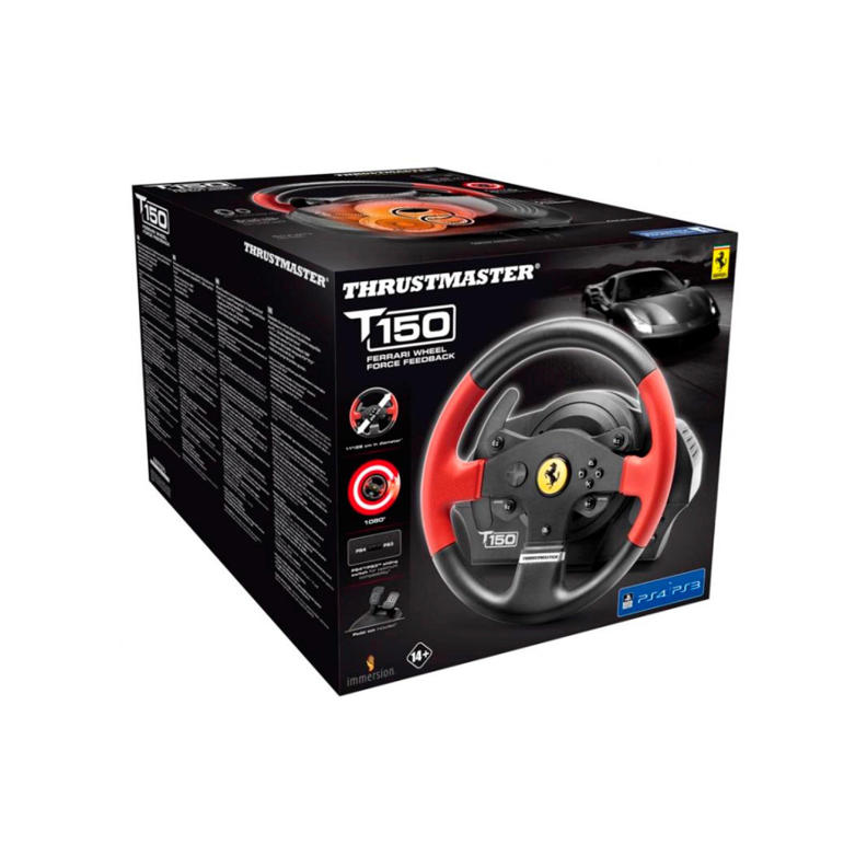 Thrustmaster T150 Force feedback Ferrari racestuur (PS4/PS3/PC) | wehkamp