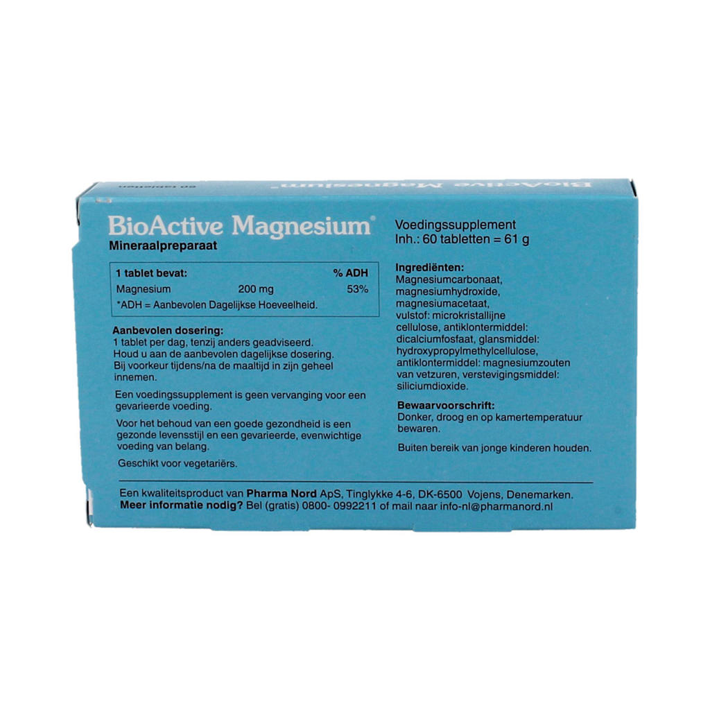 Pharma Nord Bio-Magnesium Active - 60 tabletten - mineralen | wehkamp