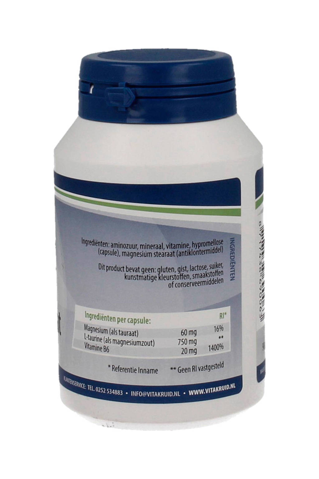 Vitakruid Magnesium Tauraat B6 - 100 capsules | wehkamp