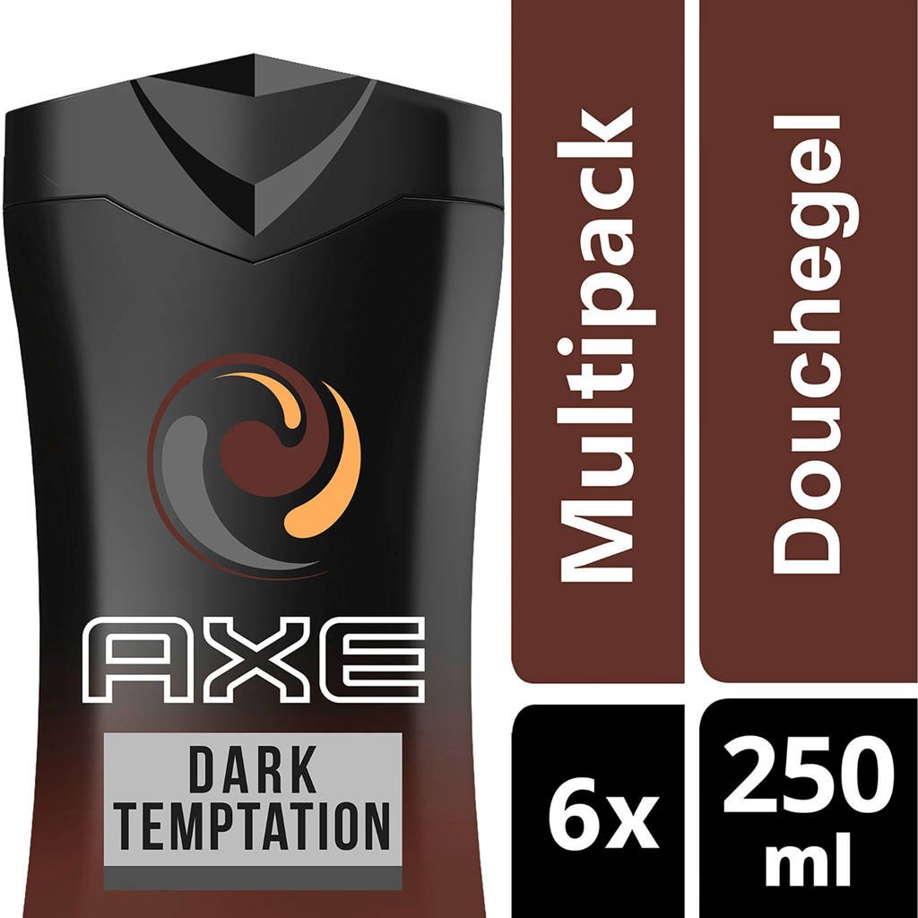Axe Dark Temptation douchegel - 6x250 ml - bodywash | wehkamp