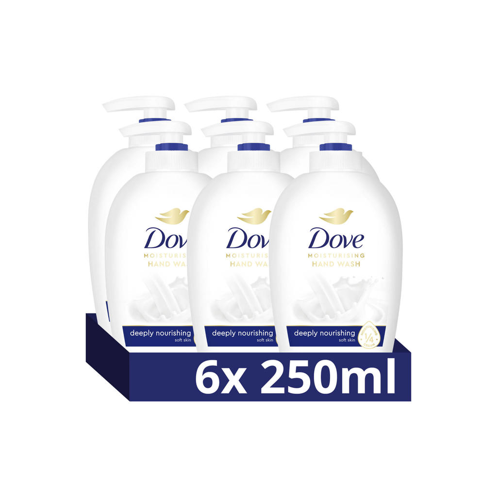 Dove Deeply Nourishing handzeep - 6 x 250 ml | wehkamp