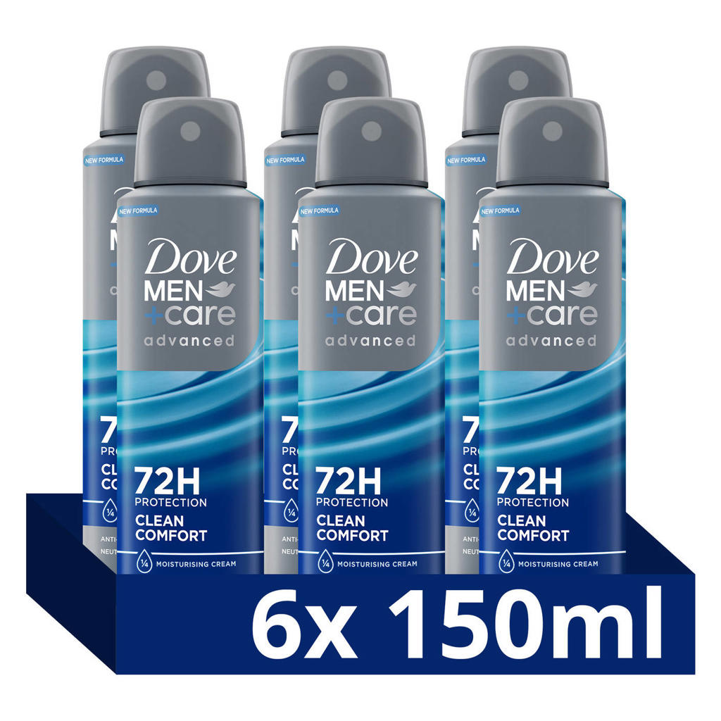 Dove Men+Care Advanced Clean Comfort anti-transpirant deodorant spray ...