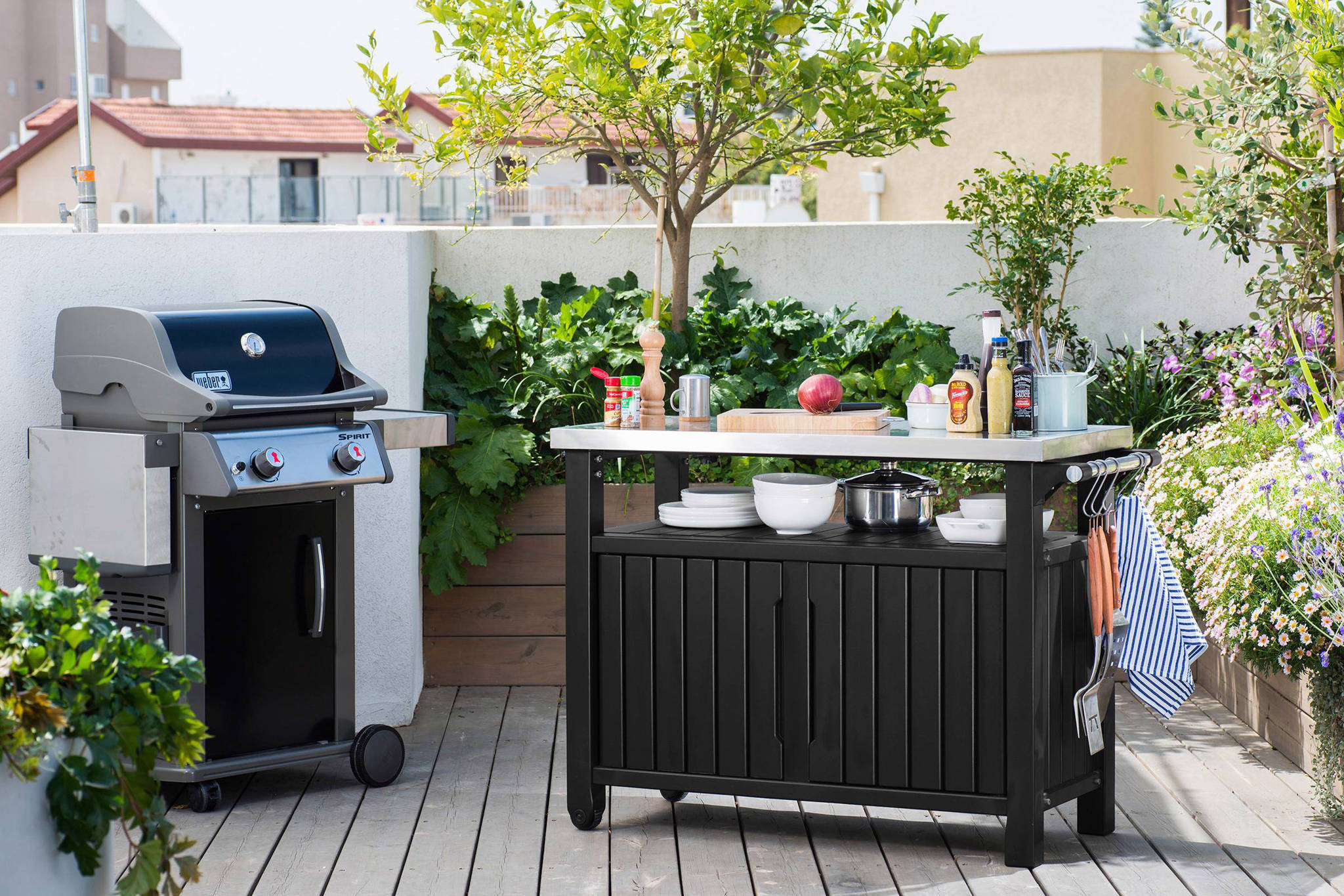 Keter Unity XL barbecuetafel | wehkamp