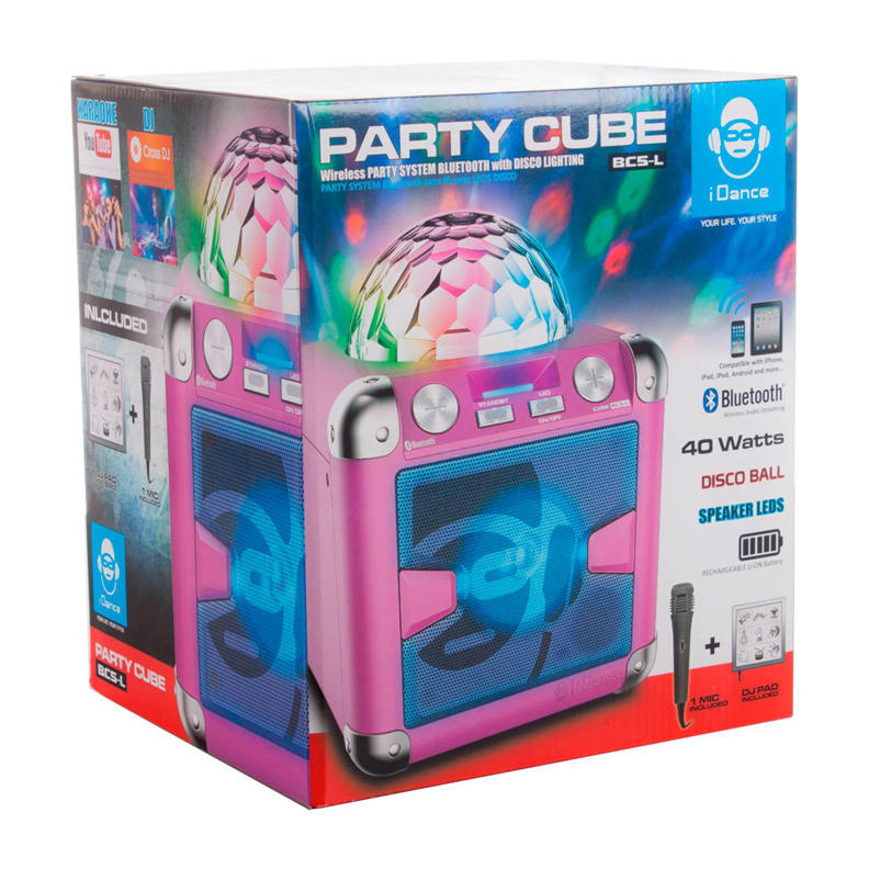 iDance party cube BC-5 roze kopen? | Morgen in huis | wehkamp