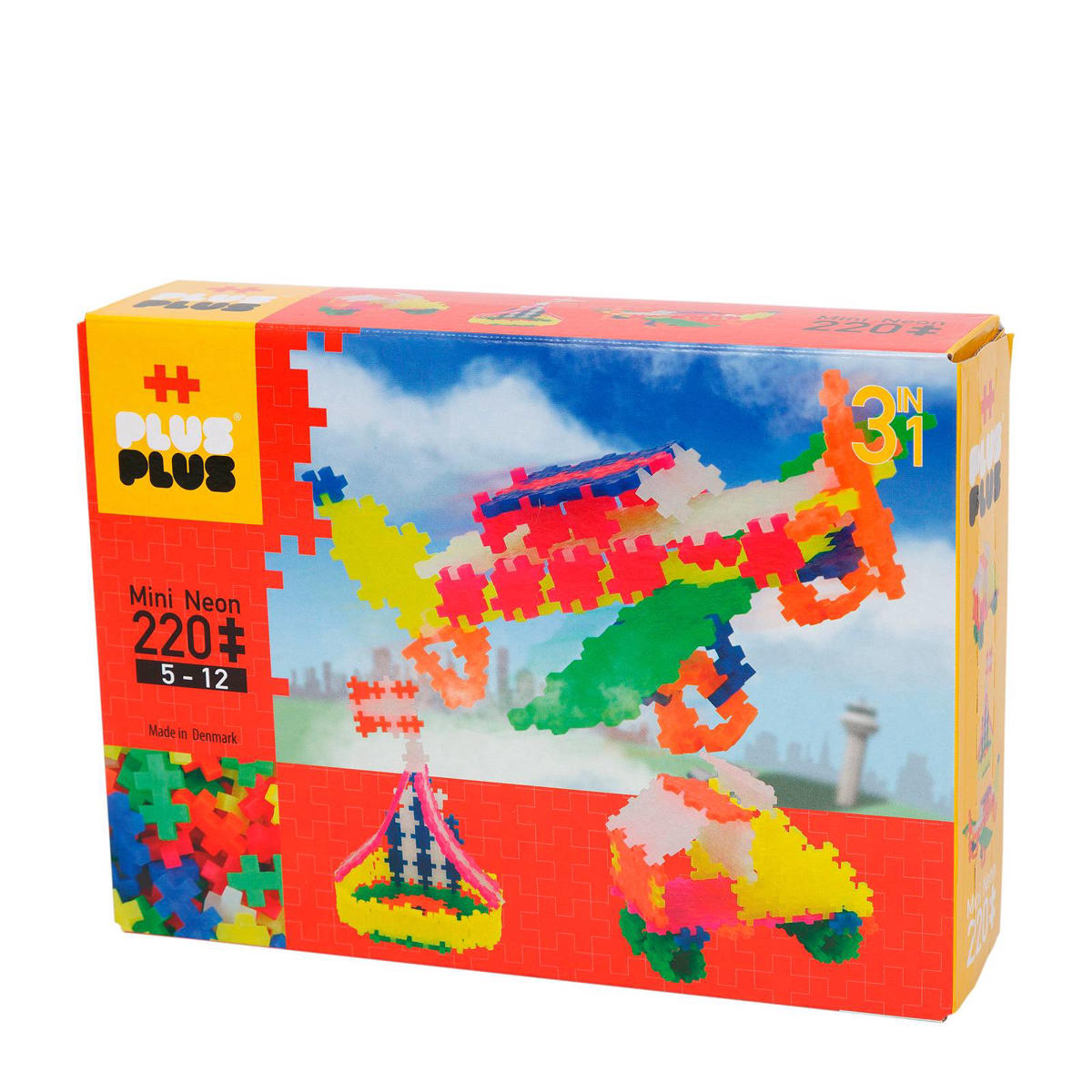 Plus-Plus mini neon 3-in-1 220 stuks | wehkamp