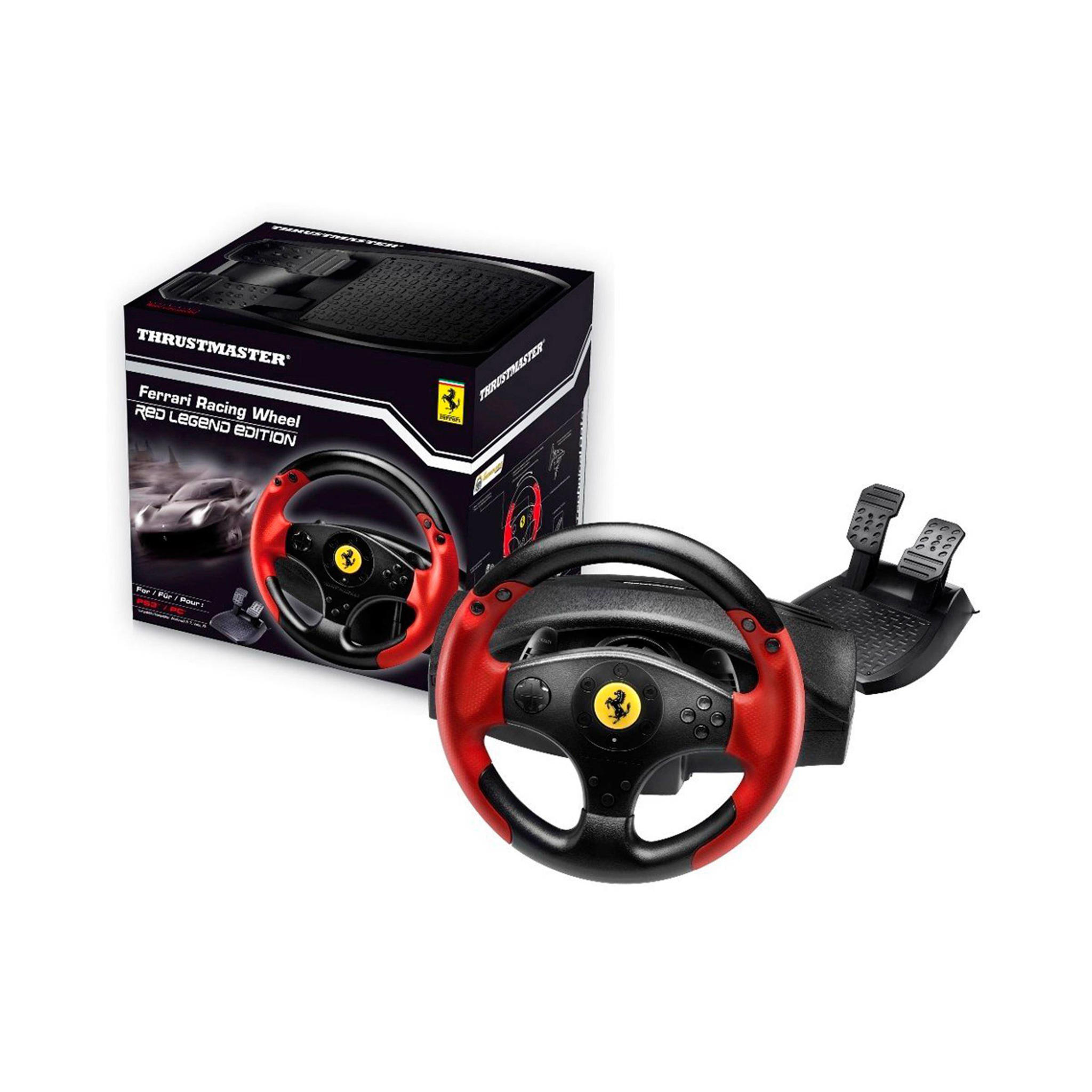 Thrustmaster Ferrari racing wheel Red Legend Edition (PS3/PC) | wehkamp