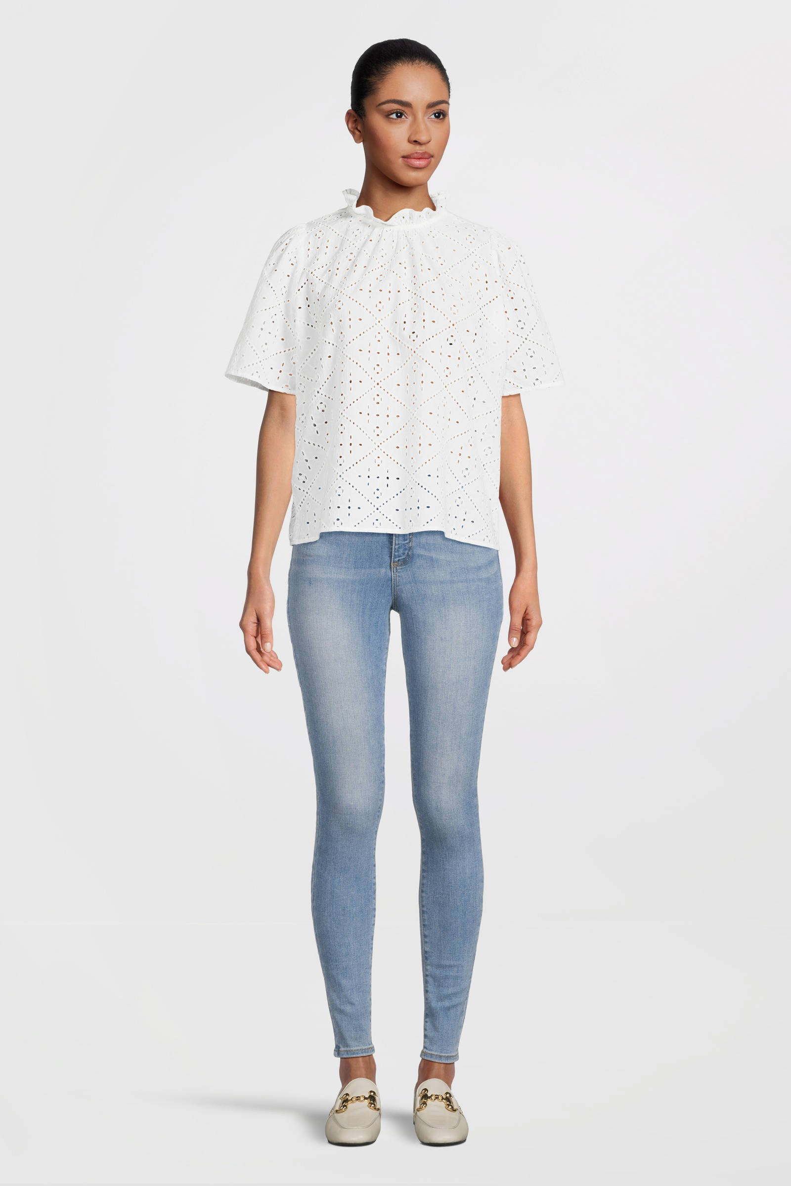 VERO MODA high waist skinny jeans VMSOPHIA light blue denim | wehkamp