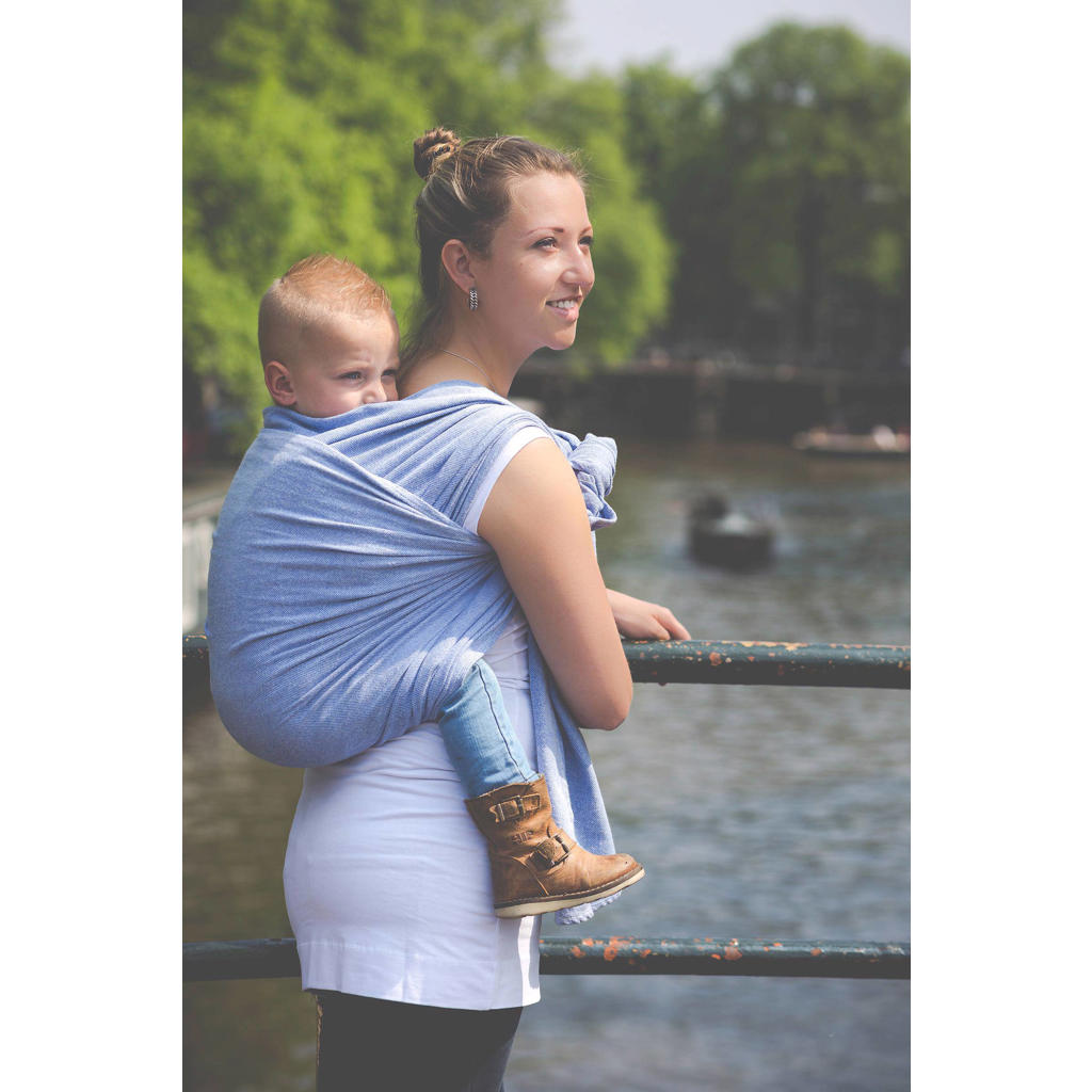 Pure Baby Love draagdoek maat 6 royal blue | wehkamp