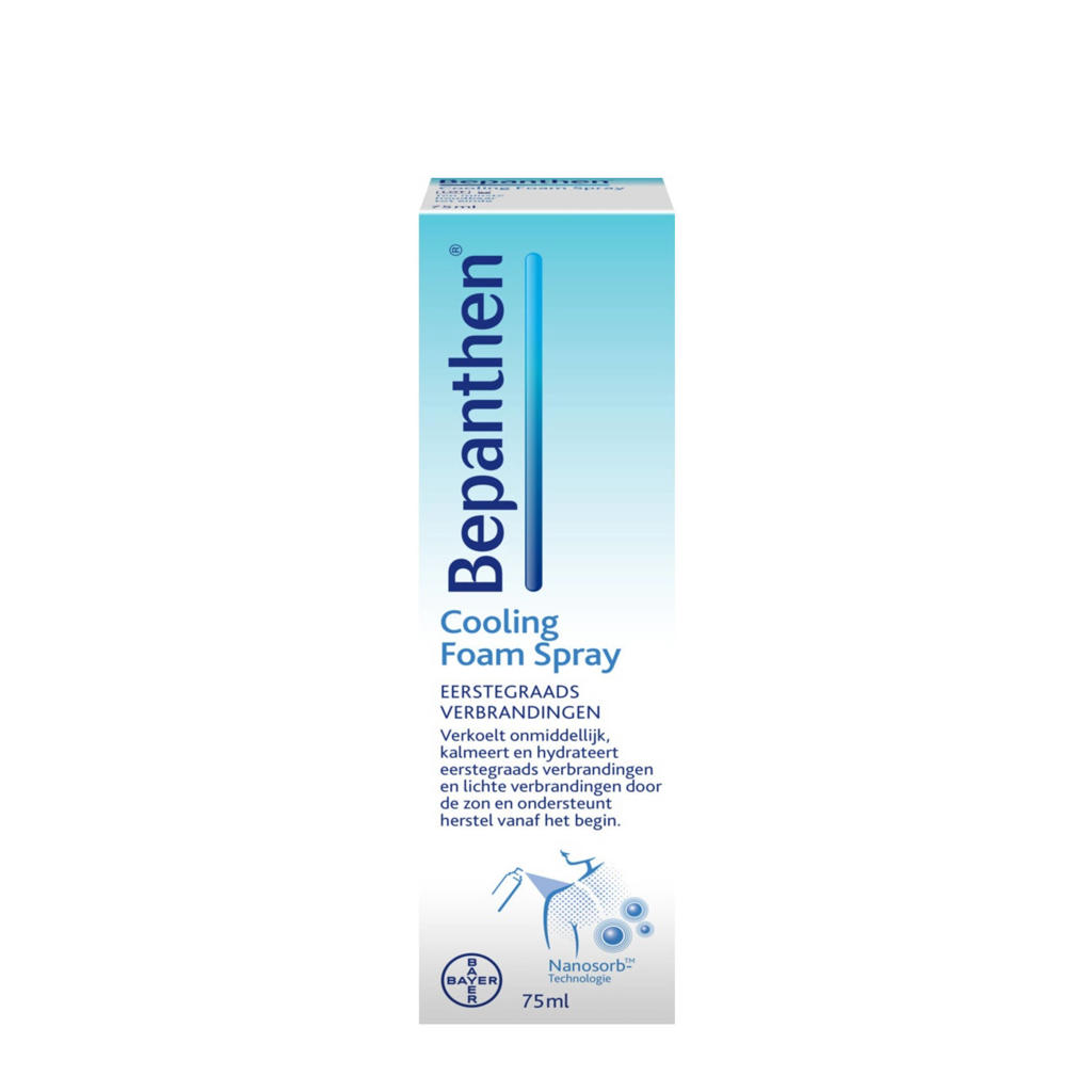 Bepanthen cooling foam spray 75 ml | wehkamp