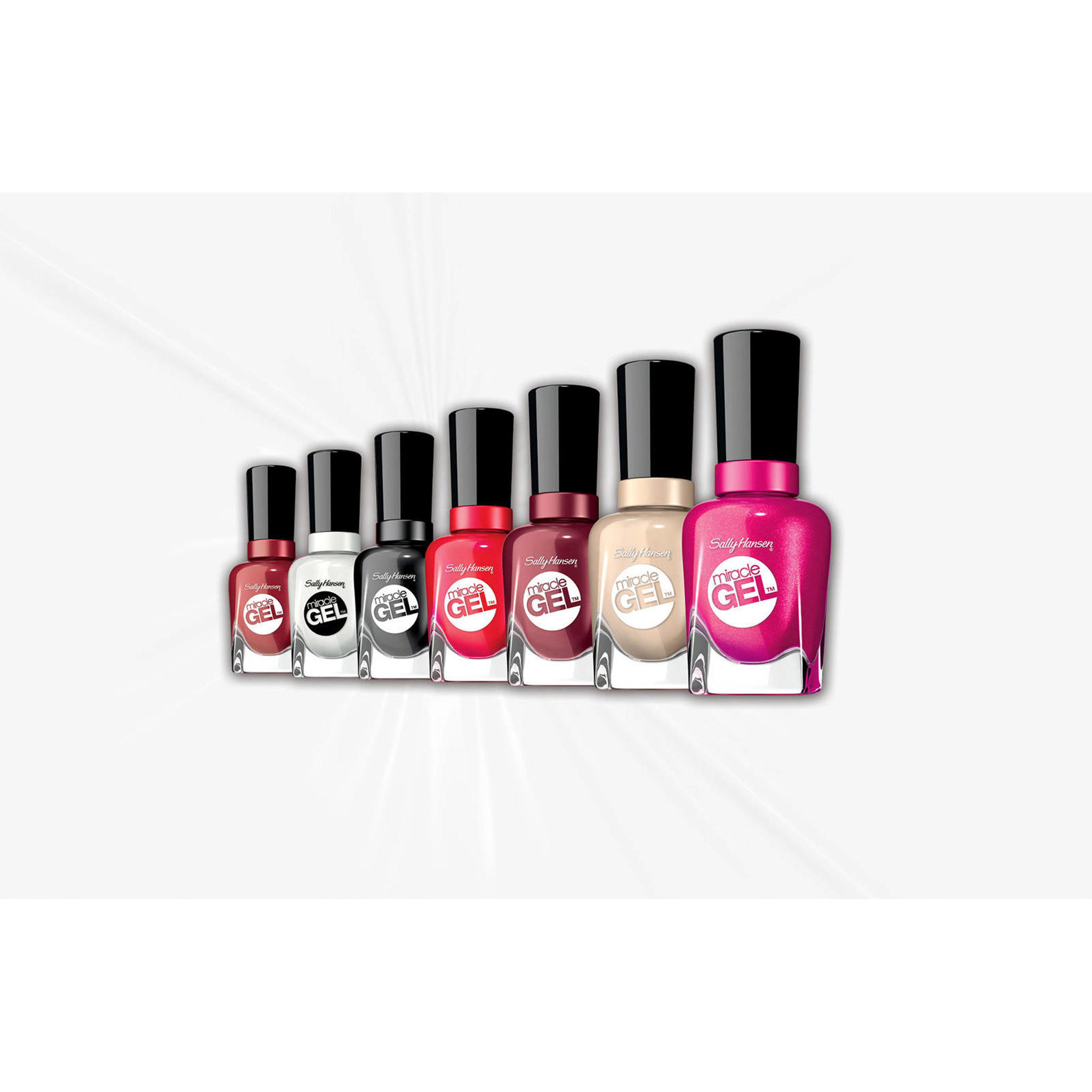 Sally Hansen Miracle Gel nagellak - 555 Bordeaux Glow | wehkamp