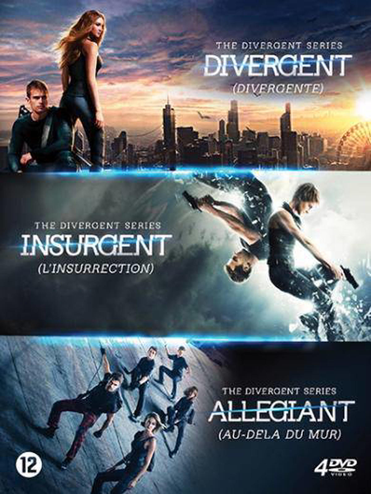 Divergent Trilogy (DVD) | wehkamp