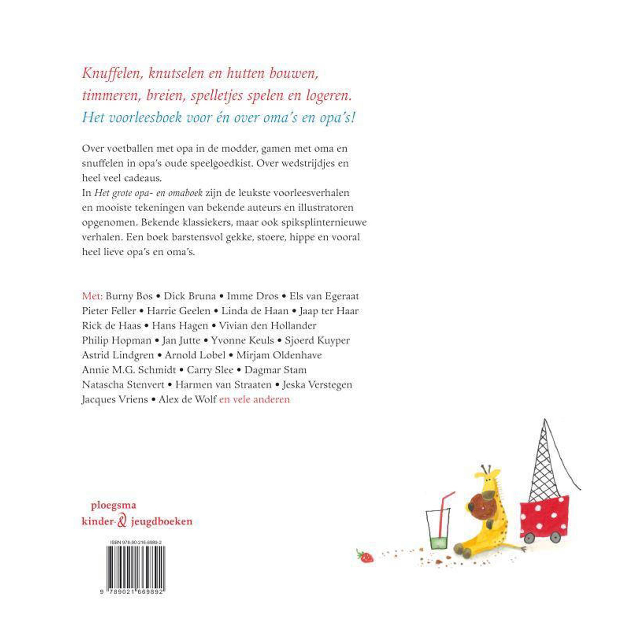 Burny Bos, Dick Bruna, Imme Dros, e.a. Het grote opa- en omaboek | wehkamp