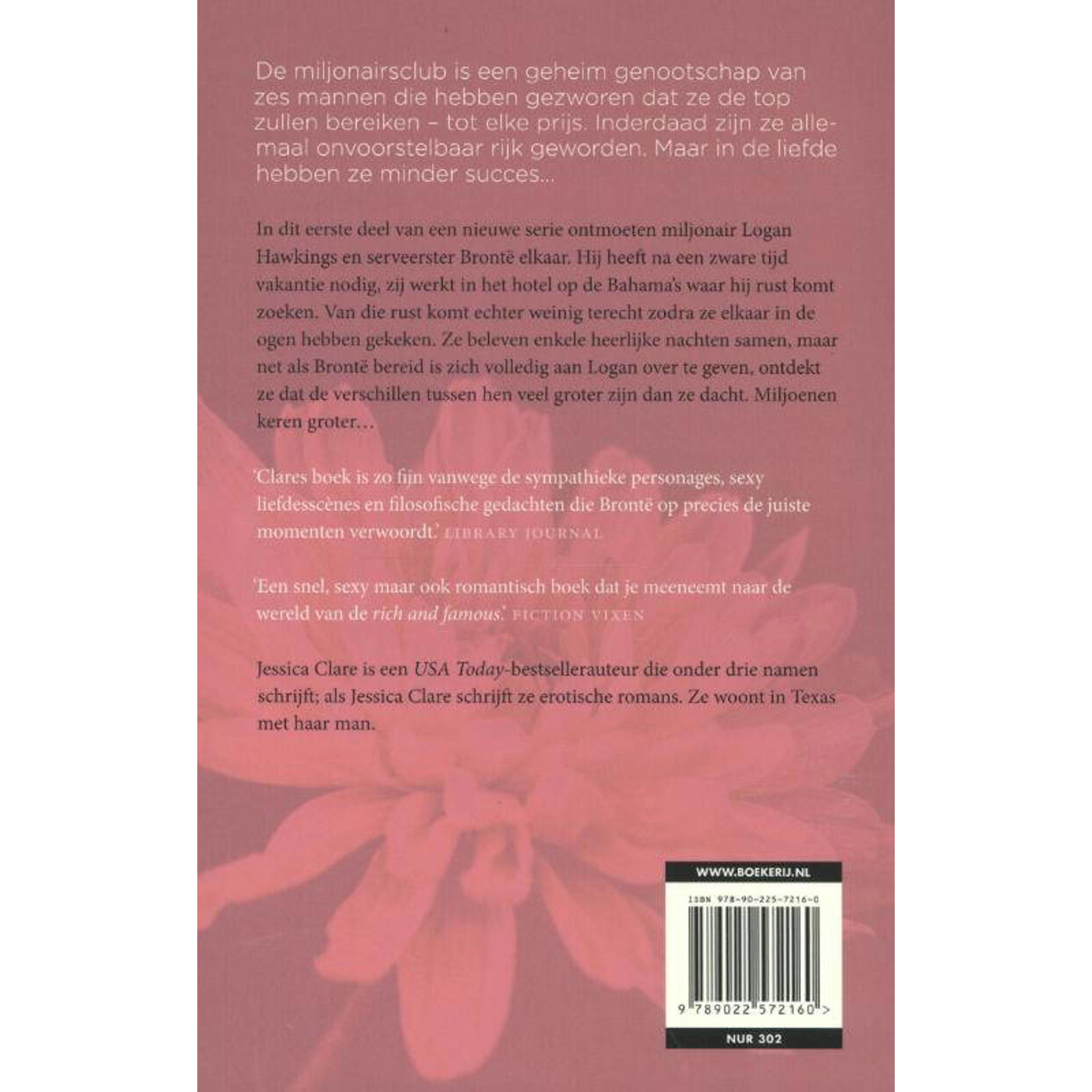 Jessica Clare Miljonairsclub: Gestrand met een miljonair | wehkamp