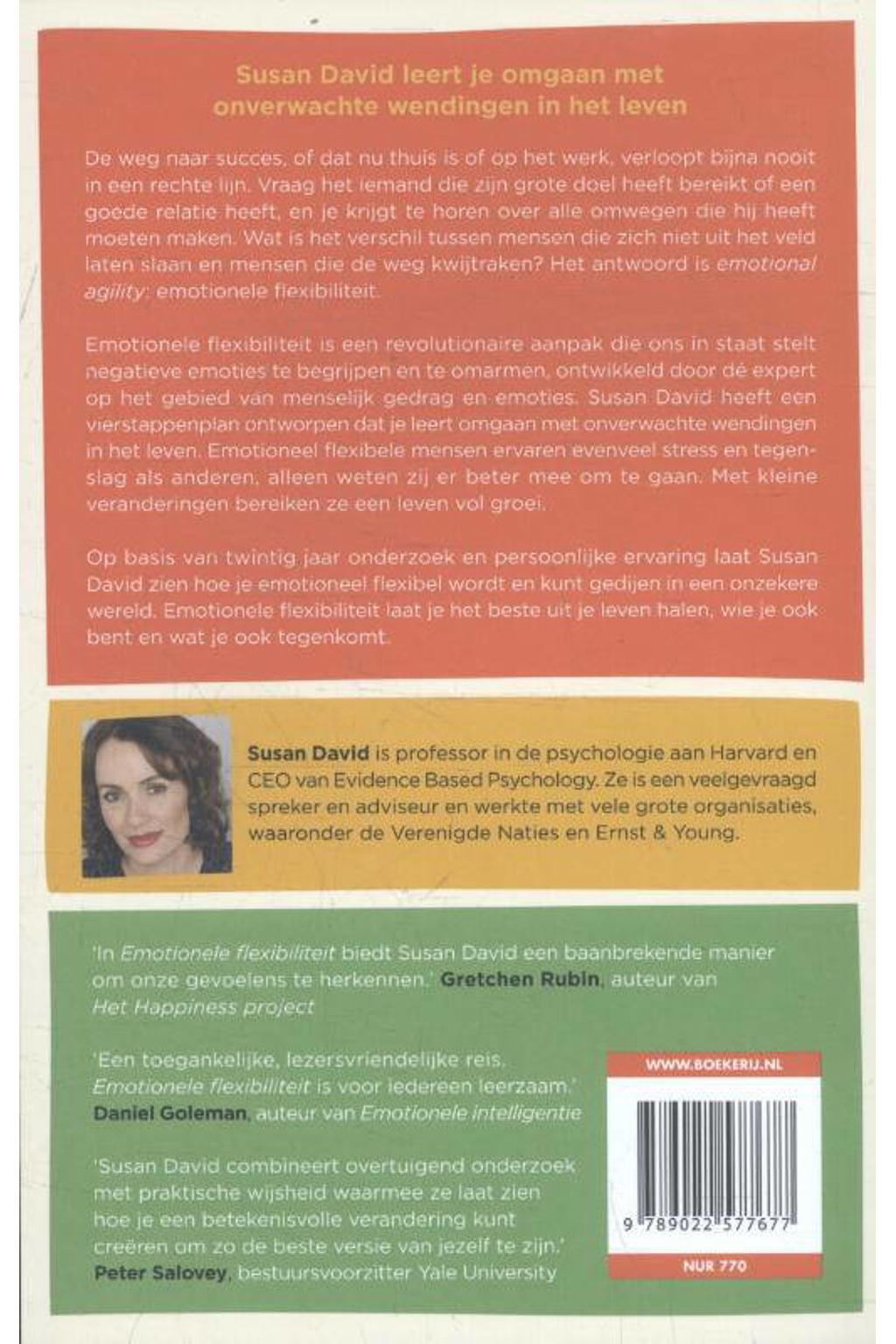 Susan David Emotionele flexibiliteit | wehkamp