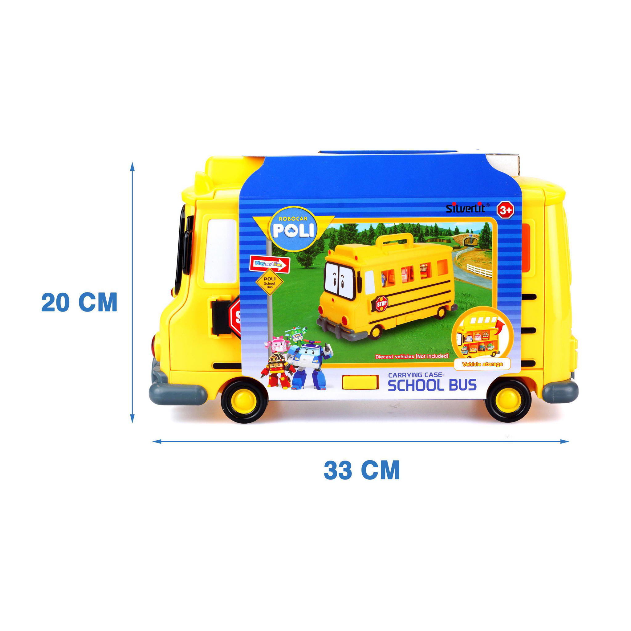 Silverlit Robocar Poli - Schoolbus | wehkamp
