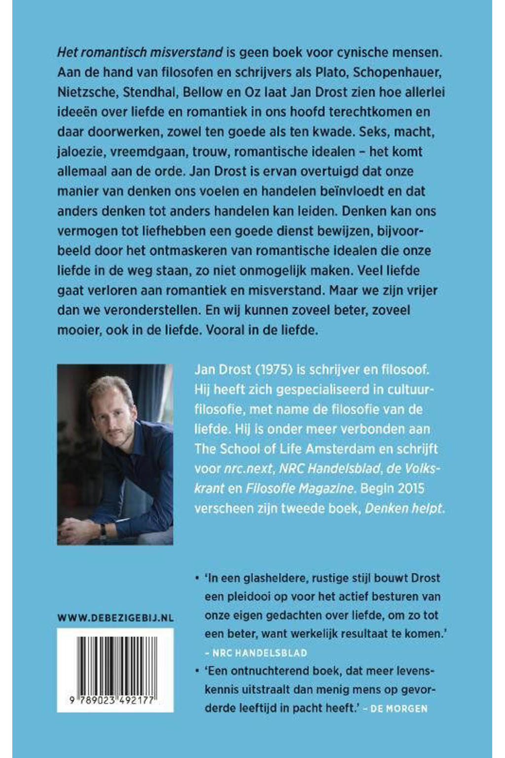 Jan Drost Het romantisch misverstand | wehkamp