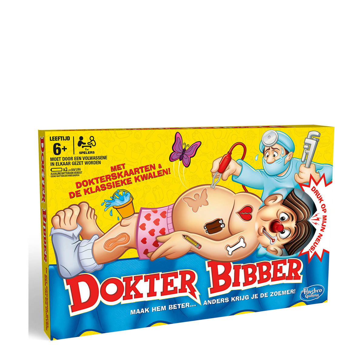 Hasbro Gaming B2176568 Dokter Bibber | wehkamp
