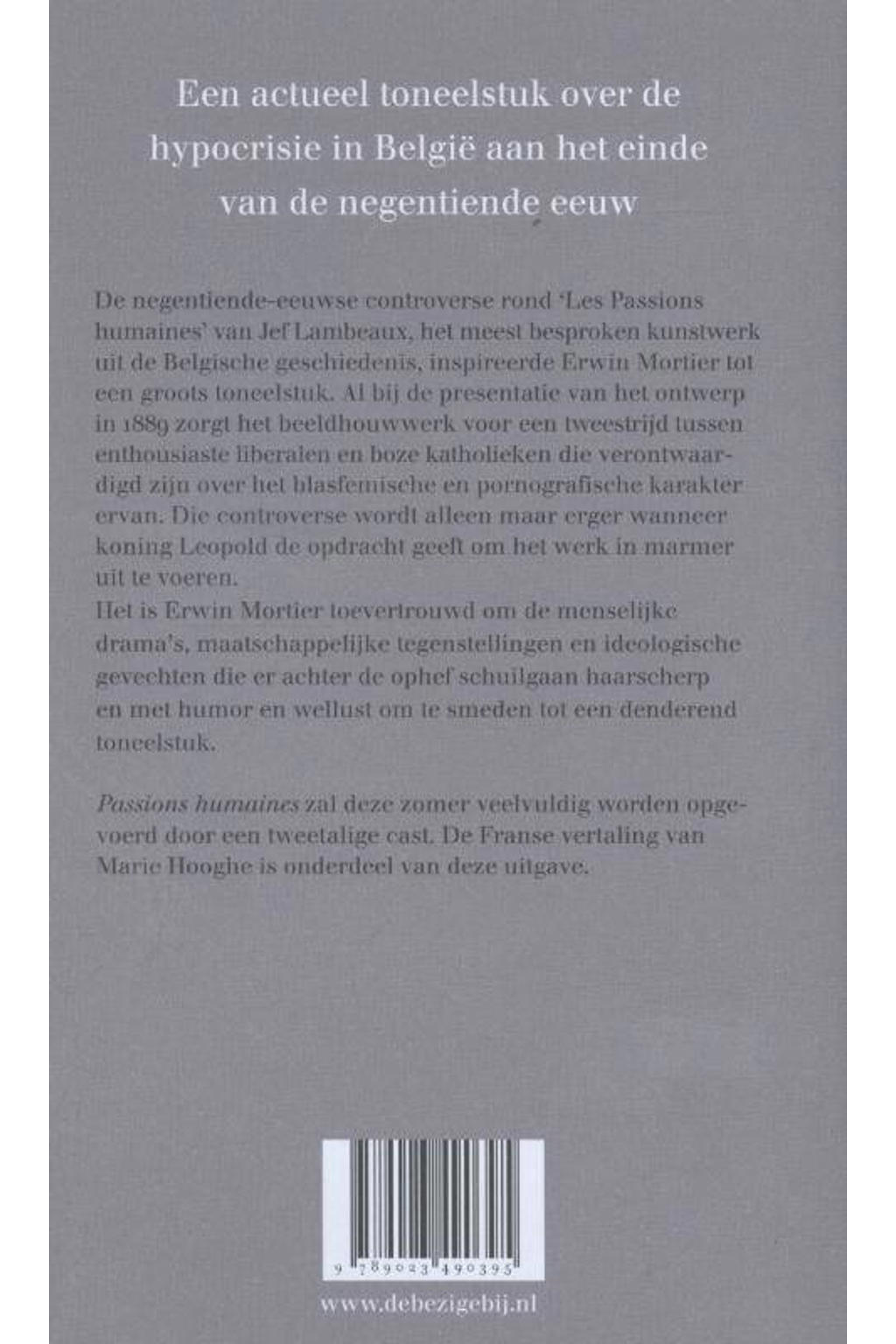 Erwin Mortier Passions humaines | wehkamp