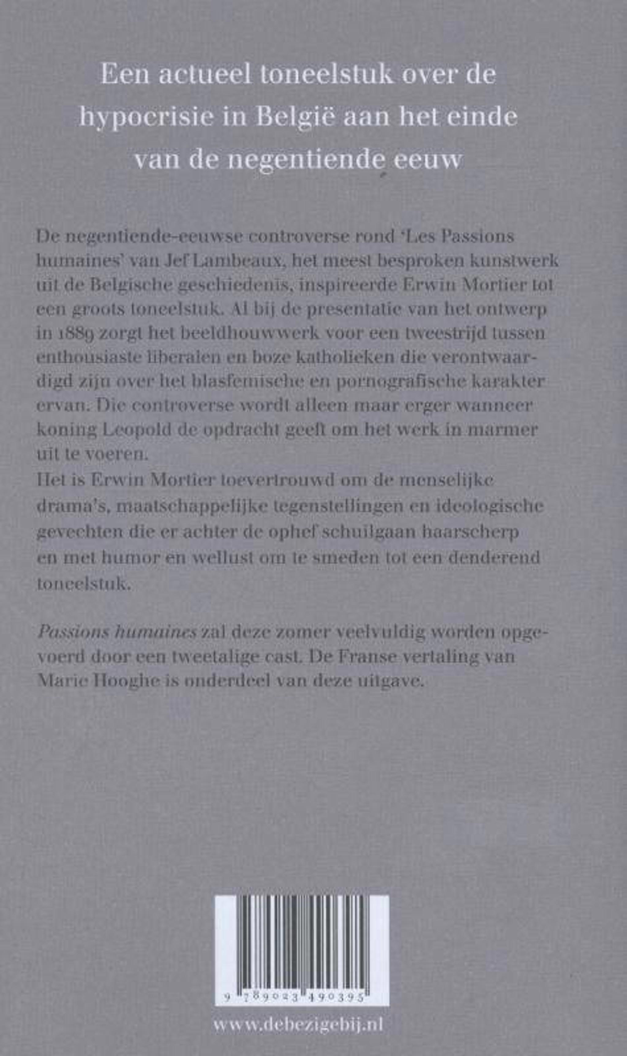 Erwin Mortier Passions humaines | wehkamp