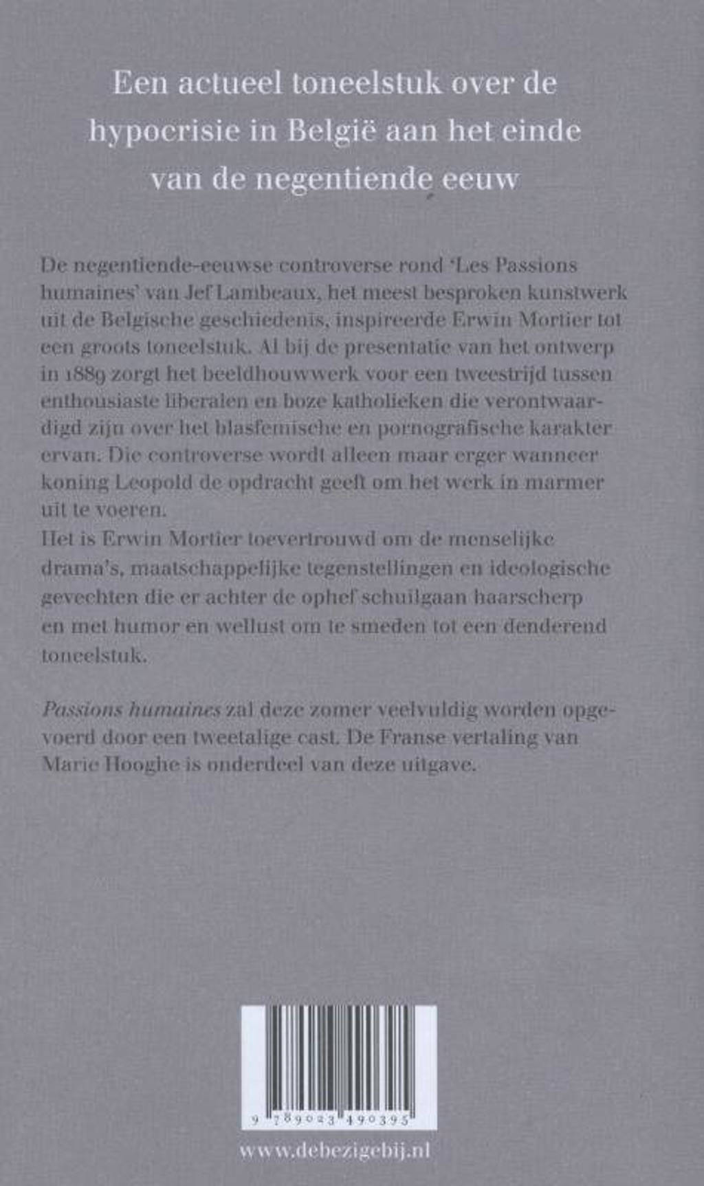 Erwin Mortier Passions humaines | wehkamp