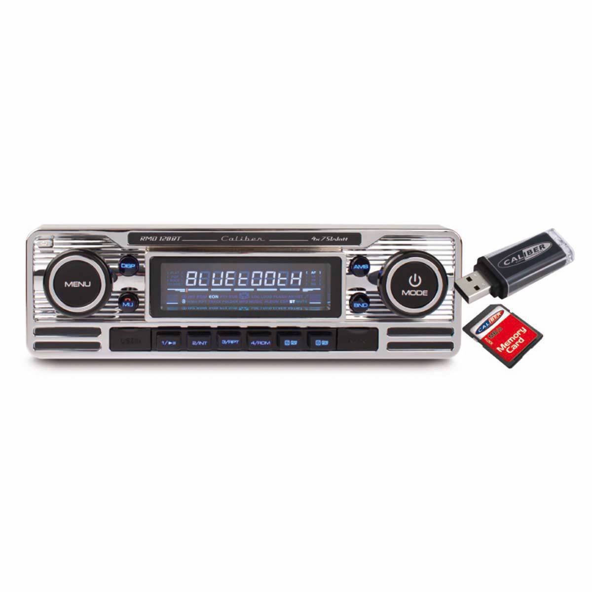 Caliber RMD120BT 1DIN bluetooth Retro autoradio | wehkamp