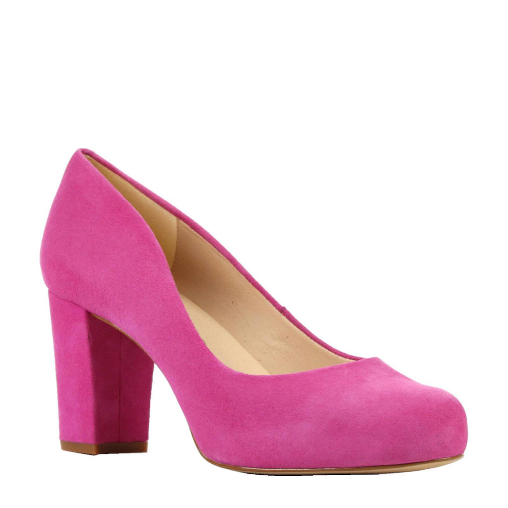 Unisa suède pumps fuchsia kopen? | Morgen in huis | wehkamp